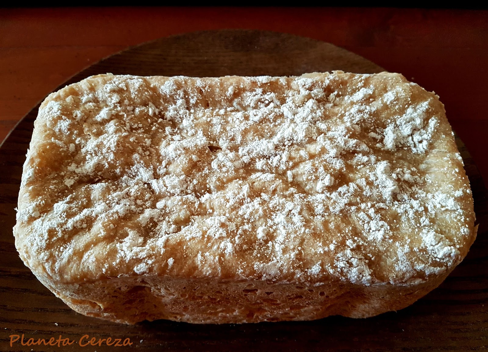 Planeta Cereza: Pan Chapata o "Ciabatta" en panificadora Silvercrest