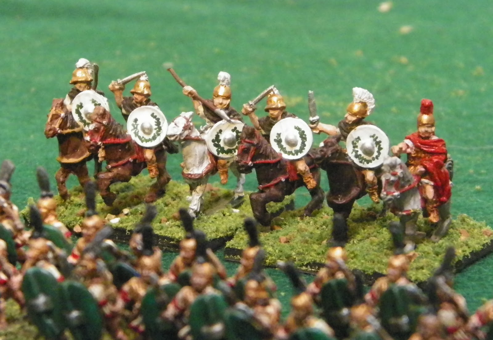 OvertheMountain Miniatures: "The Green Legion" --Polybian Romans II/33