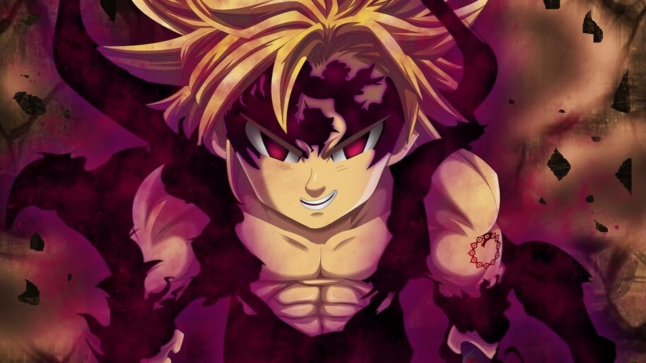 Meliodas, Demon Mark, Assault Mode, 4K, #4.1219 Wallpaper
