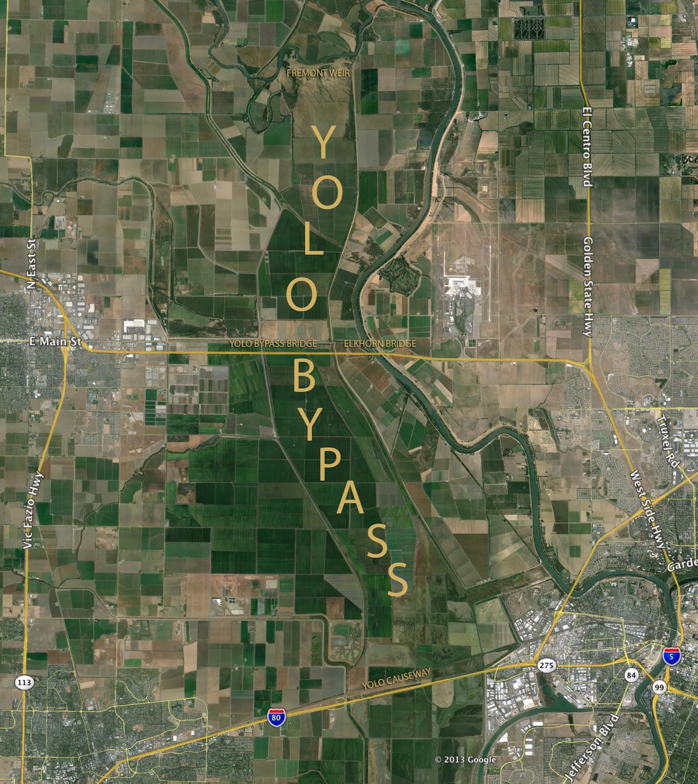 Bridge of the Week: Yolo County, California Bridges: I-5 Bridges across ...