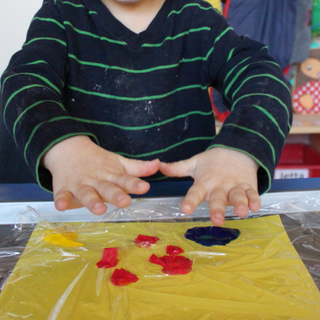 scrumdilly-do!: three bears smoosh painting