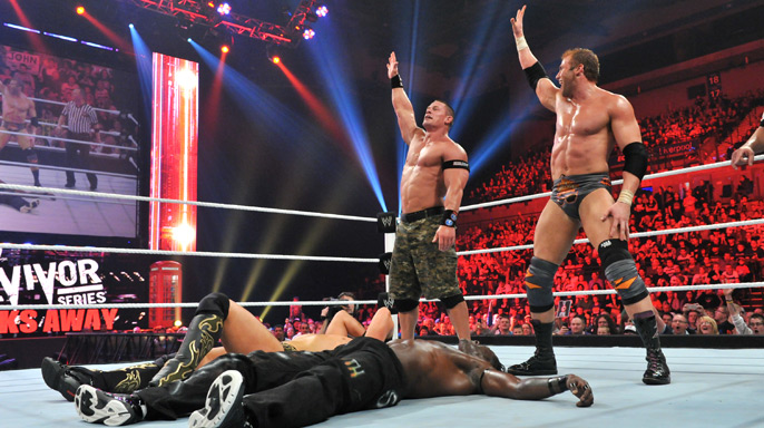 WWE In live!!!!: THE MIZ & R-TRUTH vs JOHN CENA & ZACK RYDER