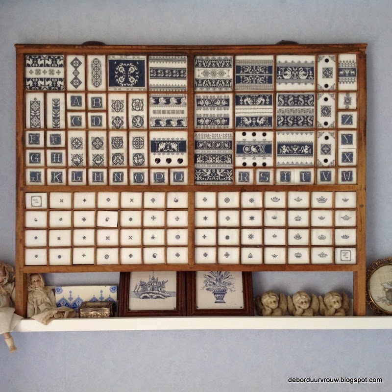 De Borduurvrouw: Letterbak