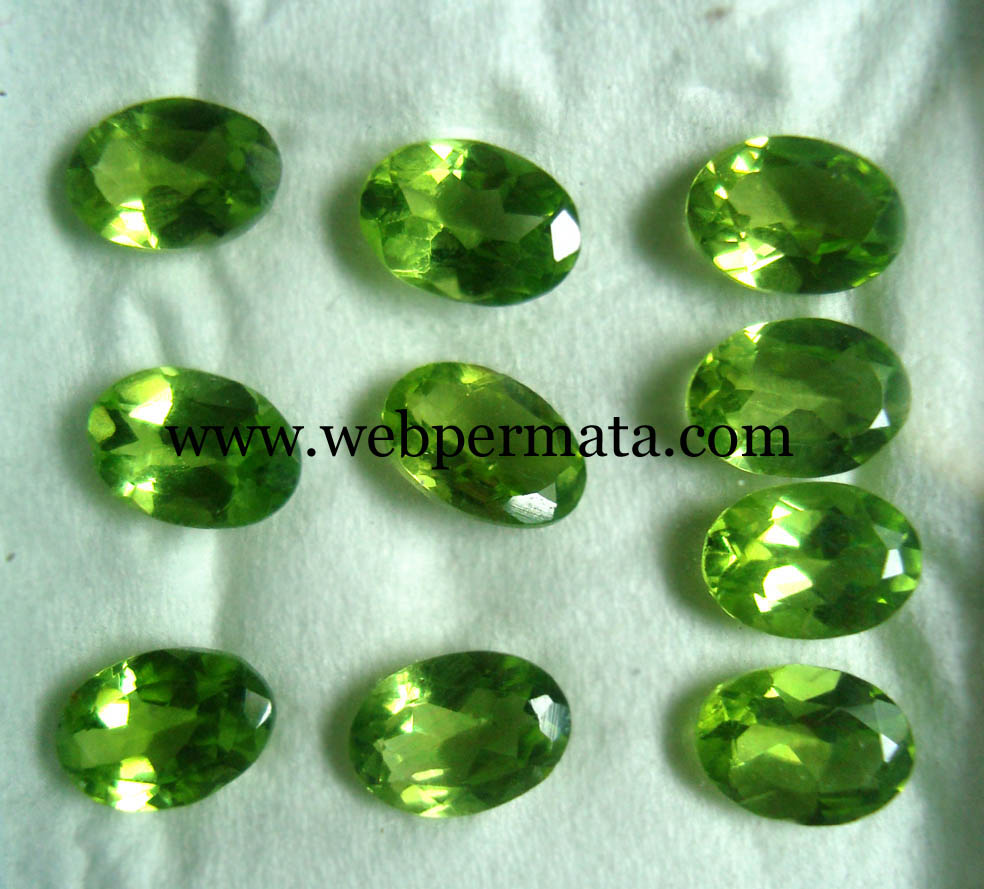 Lot Peridot 10pcs WP 0217 Jual Batu Permata| Mulia| Agate| Asli