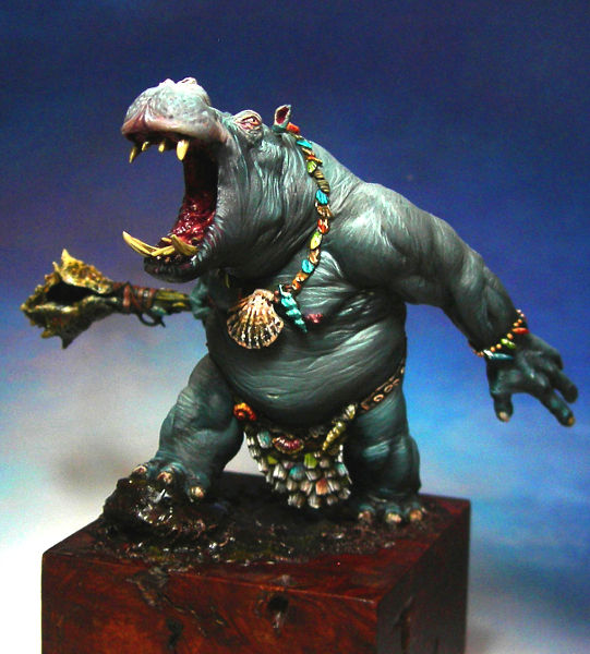 Con D de Dados: Hombre hipopótamo para RQ6 / Mythras