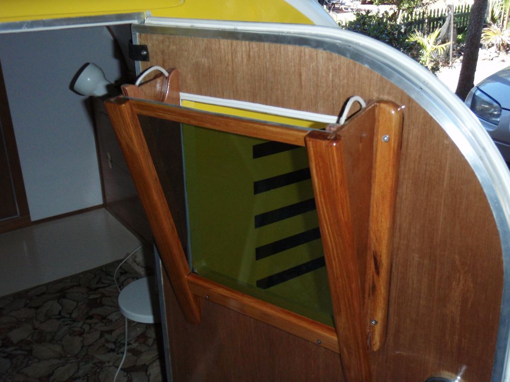 A Teardrop trailer for Gary and Rose: Wiley Windows