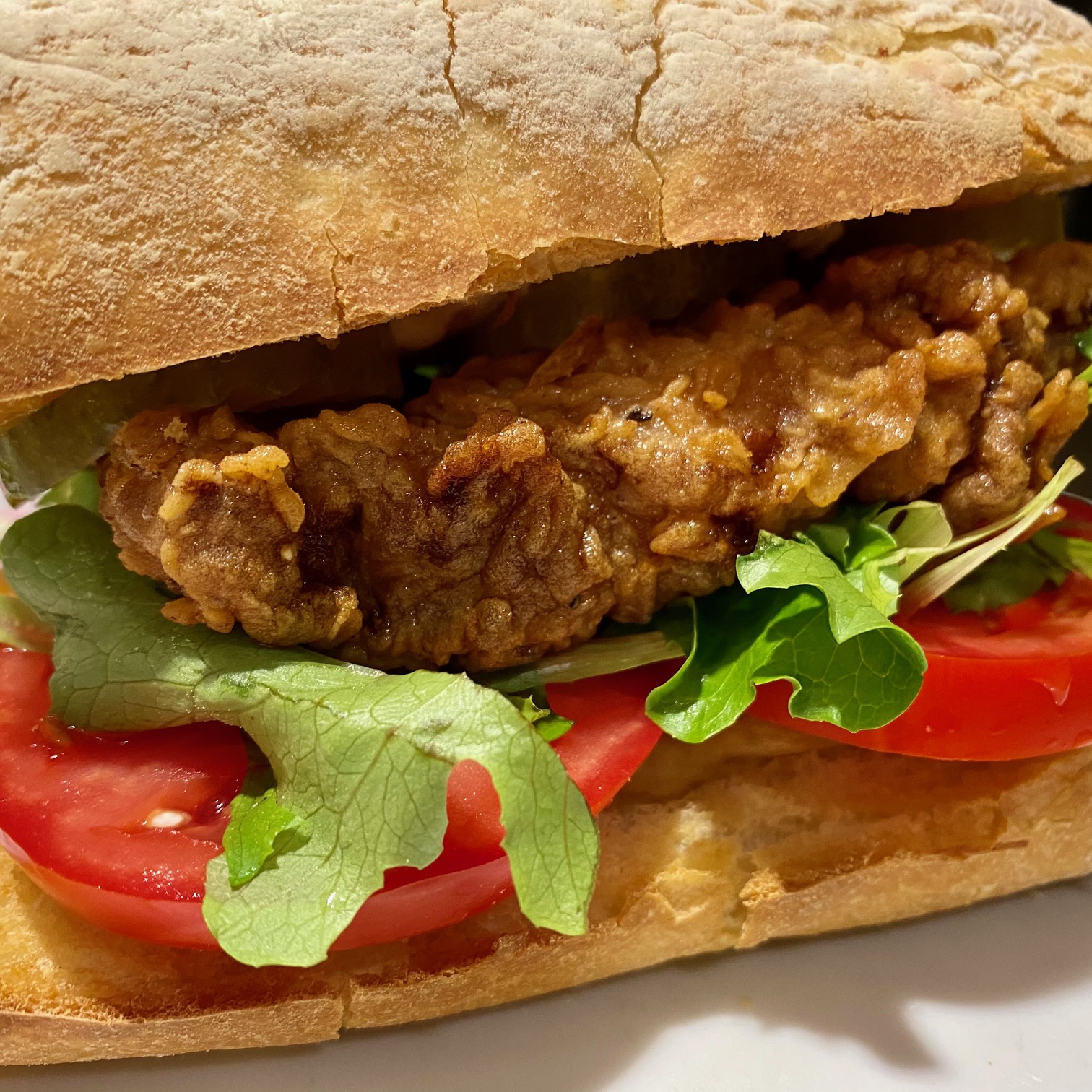 Dishes with My Dish: Super crispy fried chicken sandwich