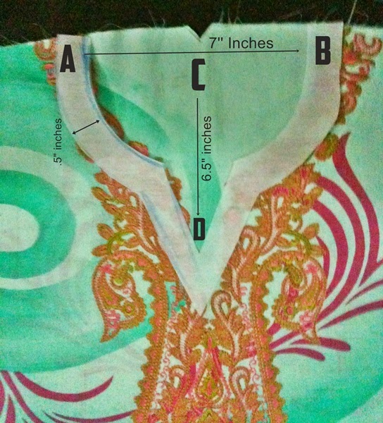 Best piping neckline tutorial for embroidered shirts - Lesson 8 ...