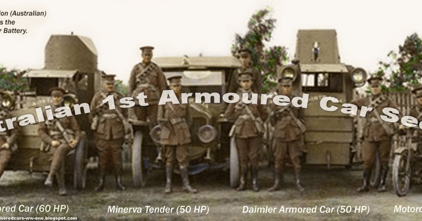 Armored Cars in the WWI: 1st Armoured Car Section - Australian Army ...