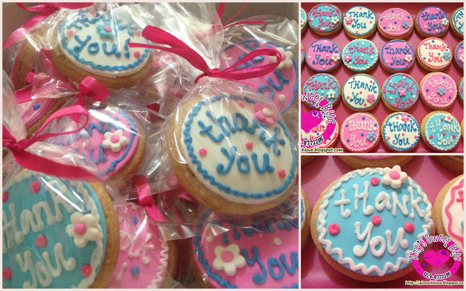 ♥♥ Amy's Sweet Bite ♥♥: Cookies - Thank you theme