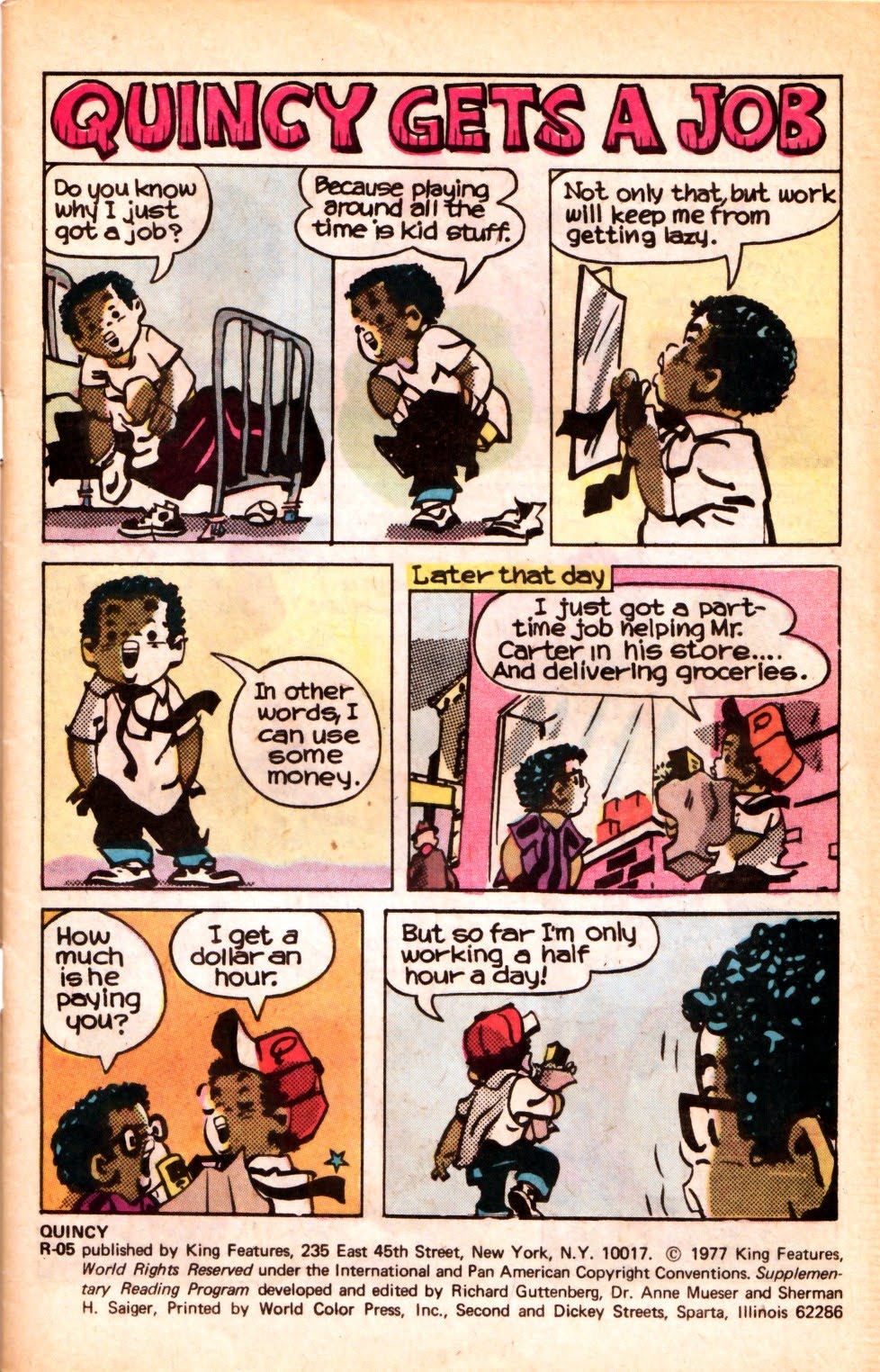 Quincy Comic Strip at Alfred Wilford blog