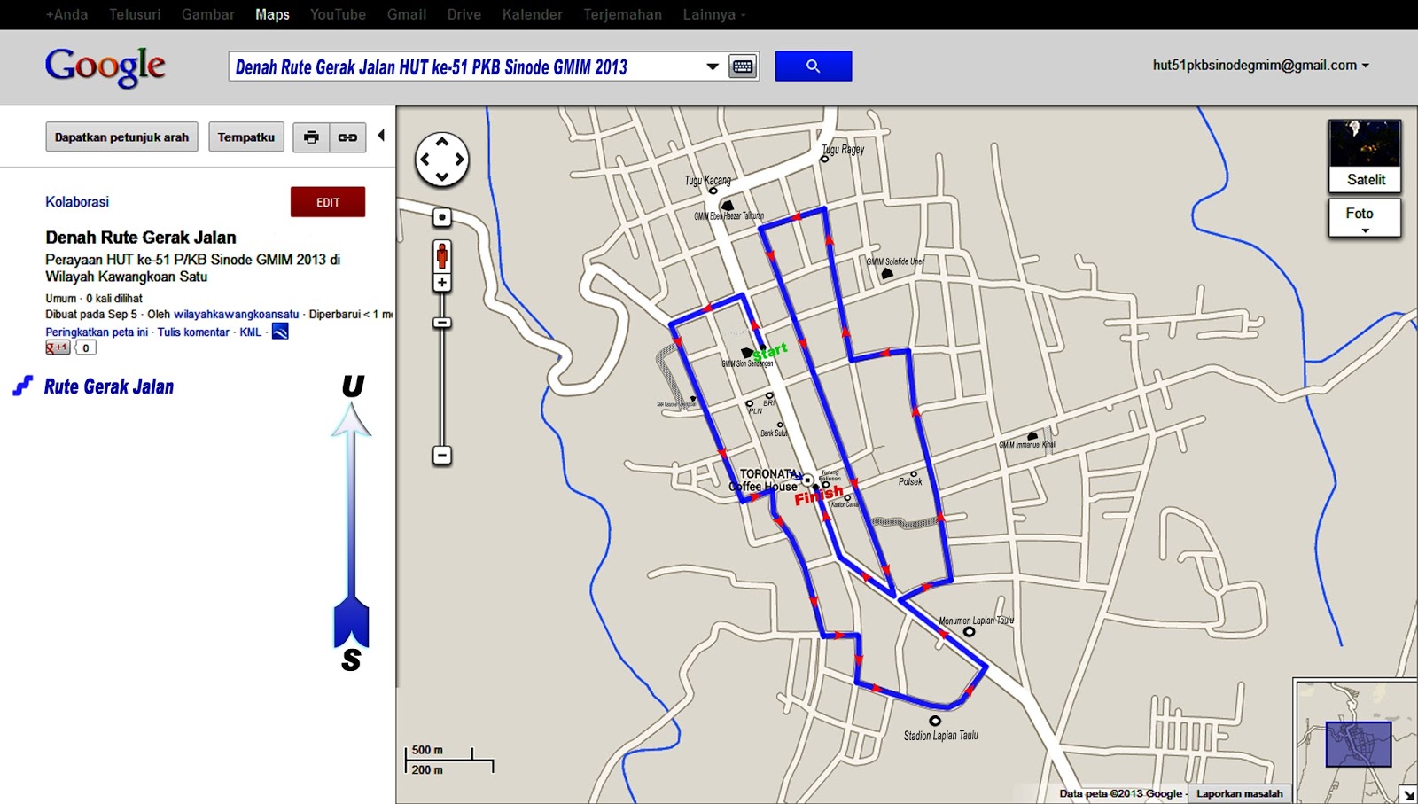 Panitia HUT ke-51 P/KB Sinode GMIM di Wilayah Kawangkoan I Tahun 2013 ...
