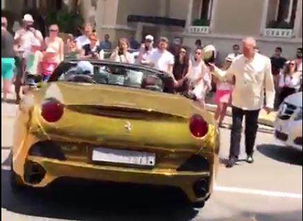 Jornalista Polibio Braga: Esta Ferrari dourada é do filho de Lula ...