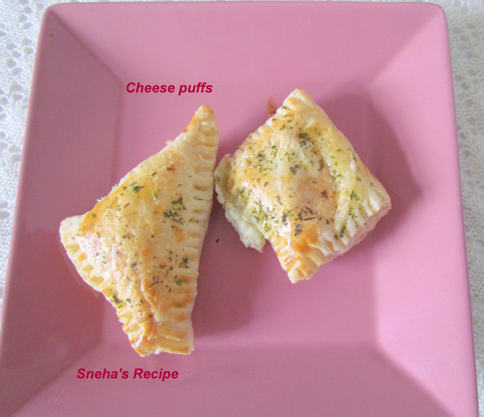 Chesse Puffs - Sneha's Recipe