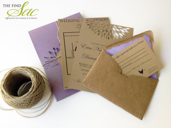 Kraft Paper Wedding Invitation - Unxia