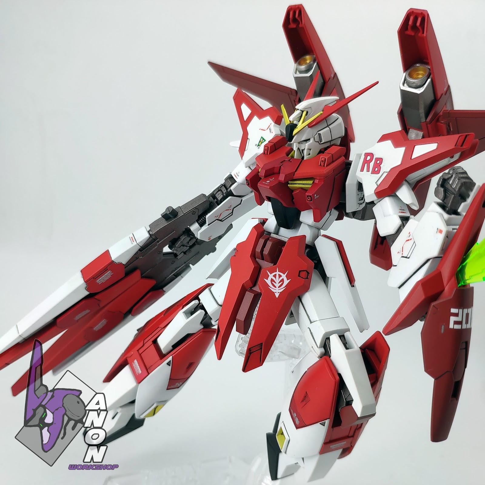 Painted Build: HGBF 1/144 A-Z Gundam "Johnny Ridden Custom"