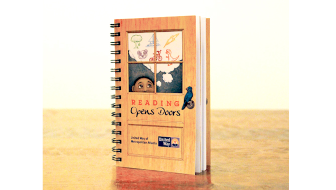 Art & Observations: Finished "Reading Opens Doors"