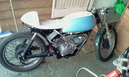 1969 Honda SL90: Modified Honda SL90's