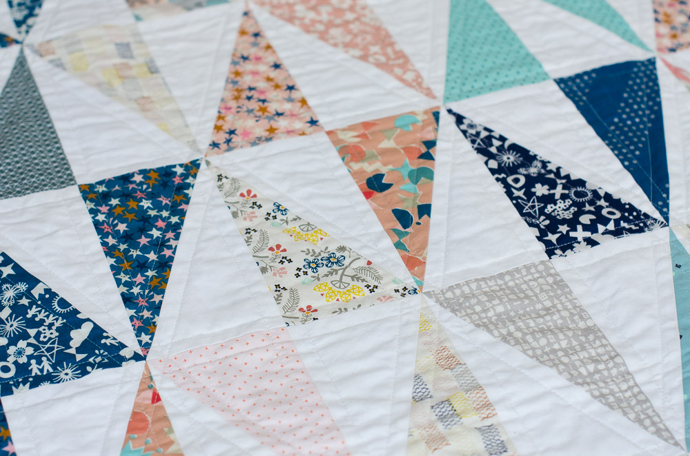 Hyacinth Quilt Designs: Half Rectangle Quilt