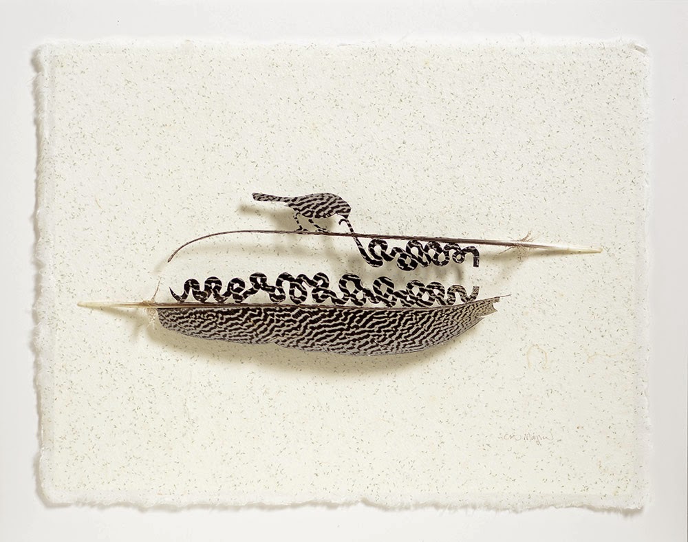 bensozia: Chris Maynard's Cut Feather Shadow Boxes
