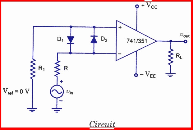SKEMA RANGKAIAN AMPLIFIER: Zero Crossing Detektor