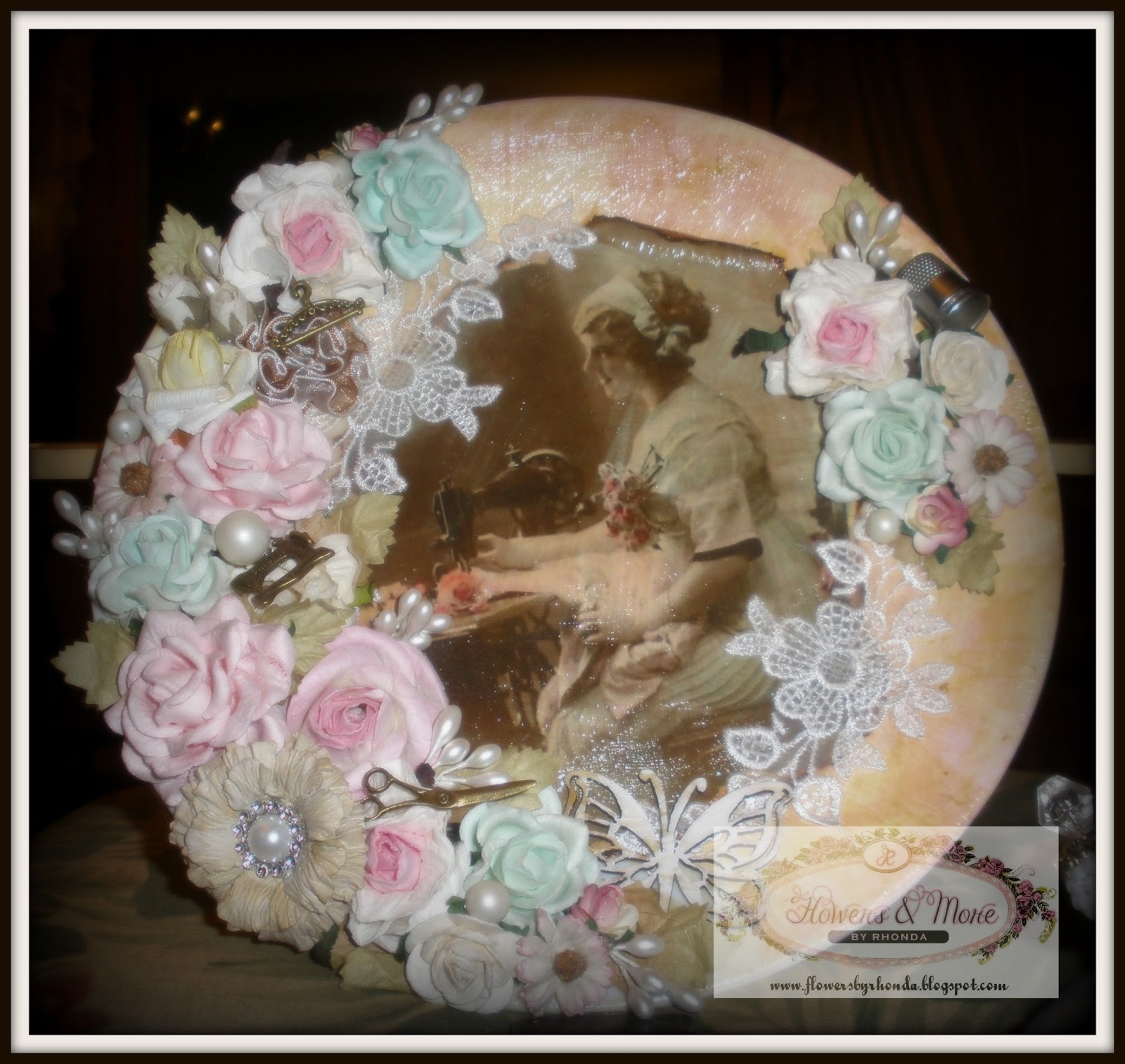 Flowers & More By Rhonda: ~~**Altered Plate Project**~~