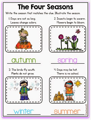Classroom Freebies Too: The Four Seasons