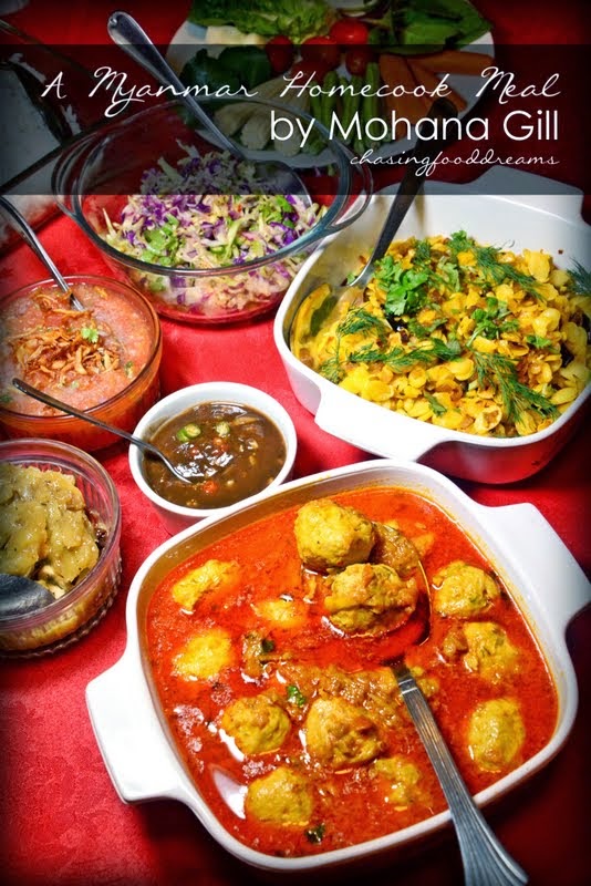 CHASING FOOD DREAMS: A Myanmar Home Cook Meal by Award Winning Cookbook ...