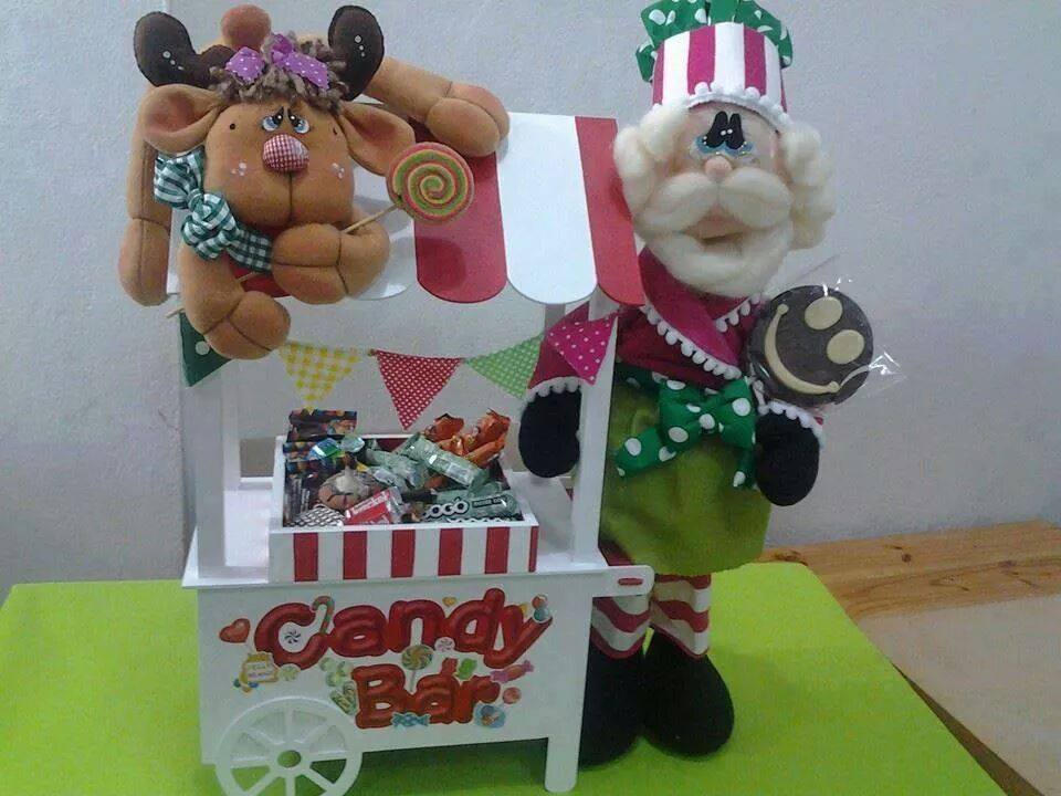 PAPA NOEL Y SU CANDY BAR