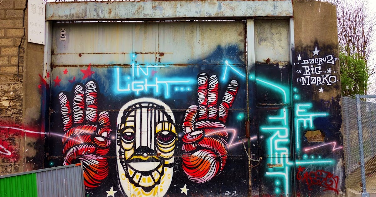 Sunday Street Art : dAcRuZ et Marko 93 - rue de l'Ourcq - Paris 19 ...