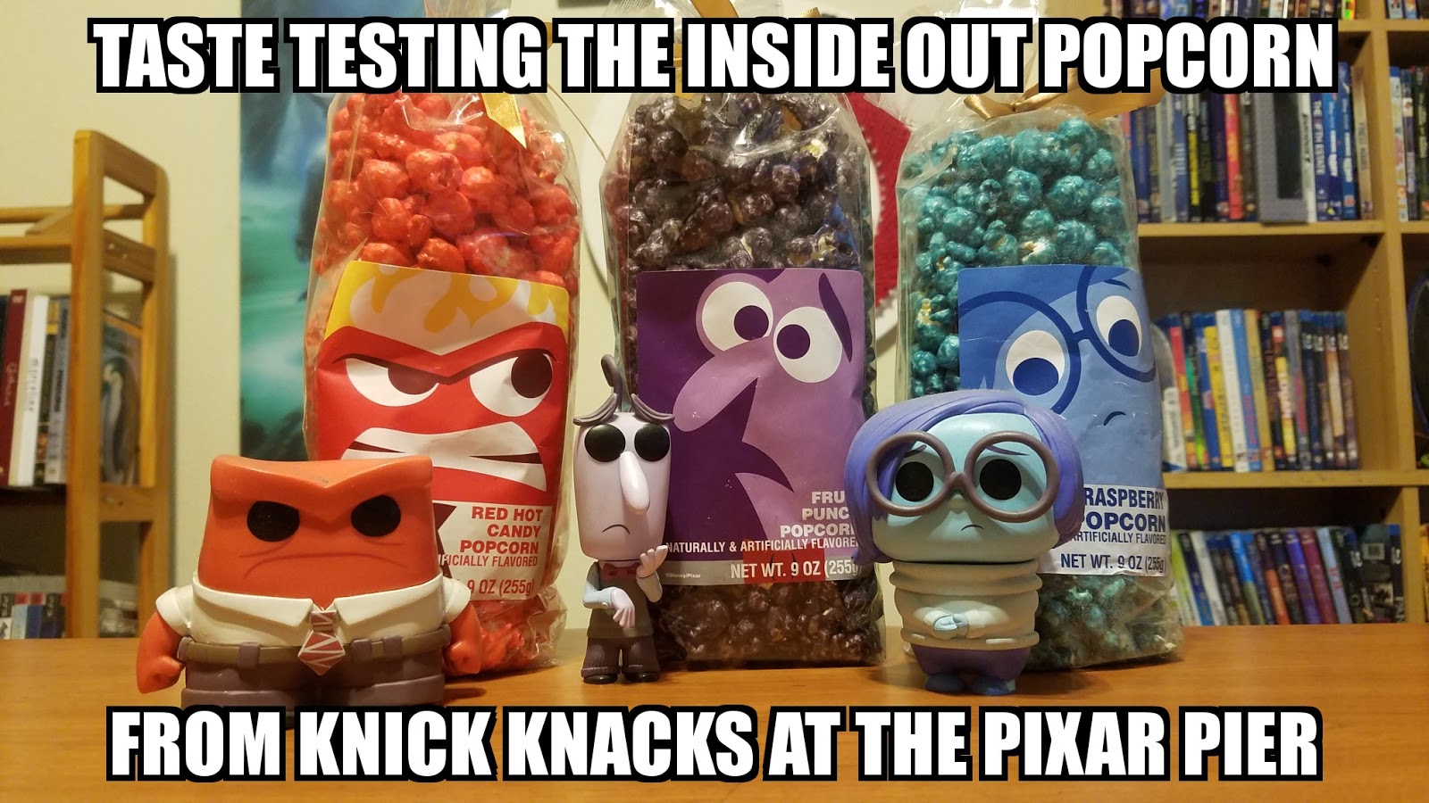 Sasaki Time: Taste Testing the Inside out Popcorn from the Pixar Pier