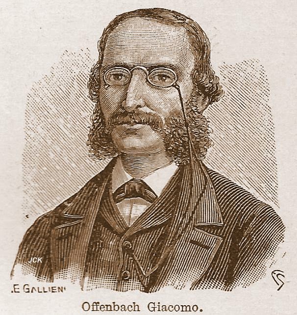 Jacques Offenbach : portraits dessins