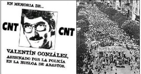 PACO SALUD : 39 AÑOS DEL ASESINATO DE VALENTIN GONZALEZ