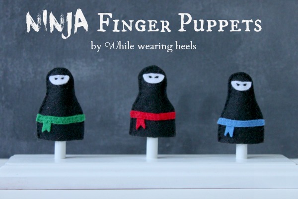 While Wearing Heels: Felt Peeps Finger Puppet Tutorial