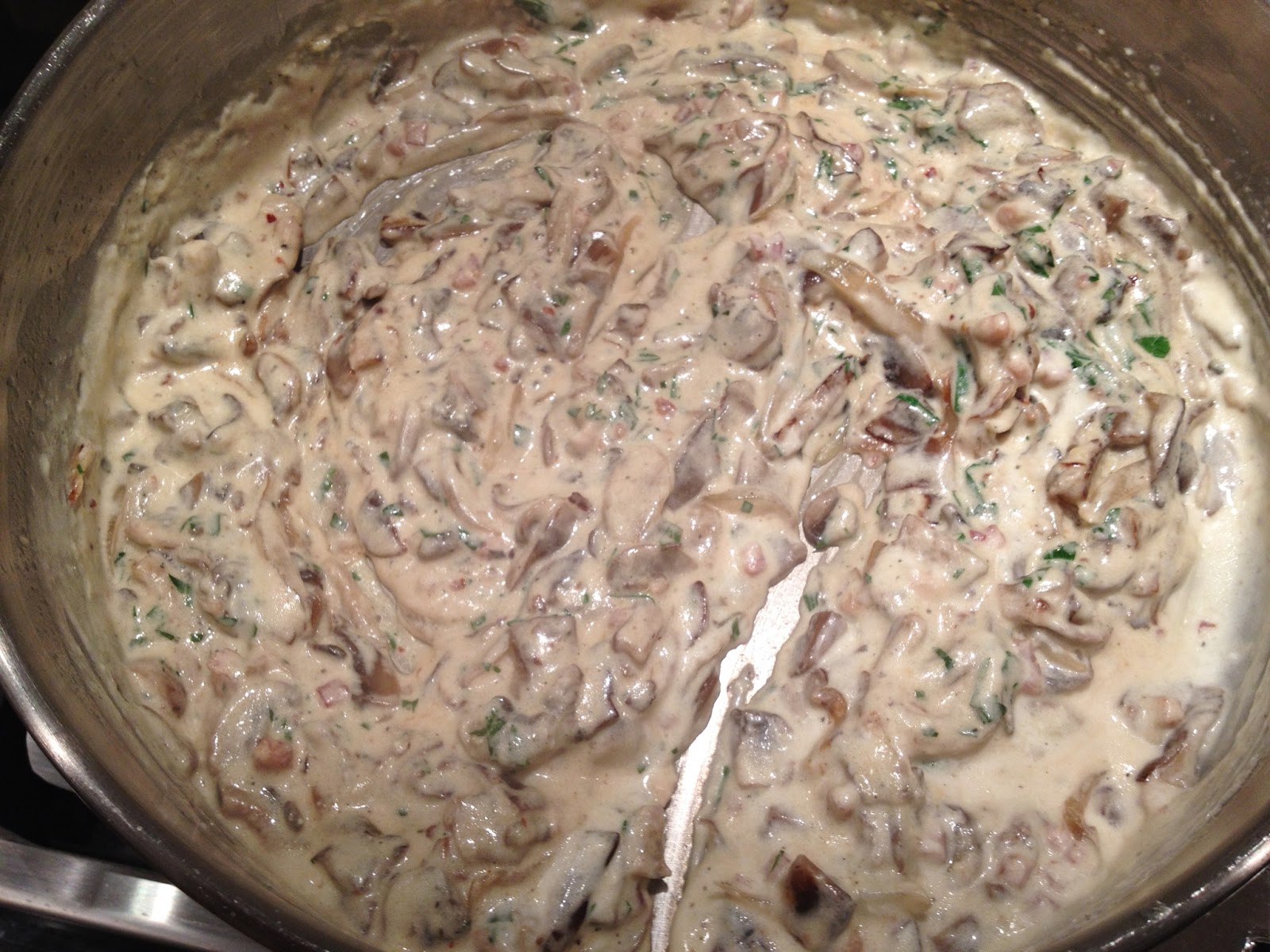 Pasta con Funghi - John Fodera's Tuscan Vines