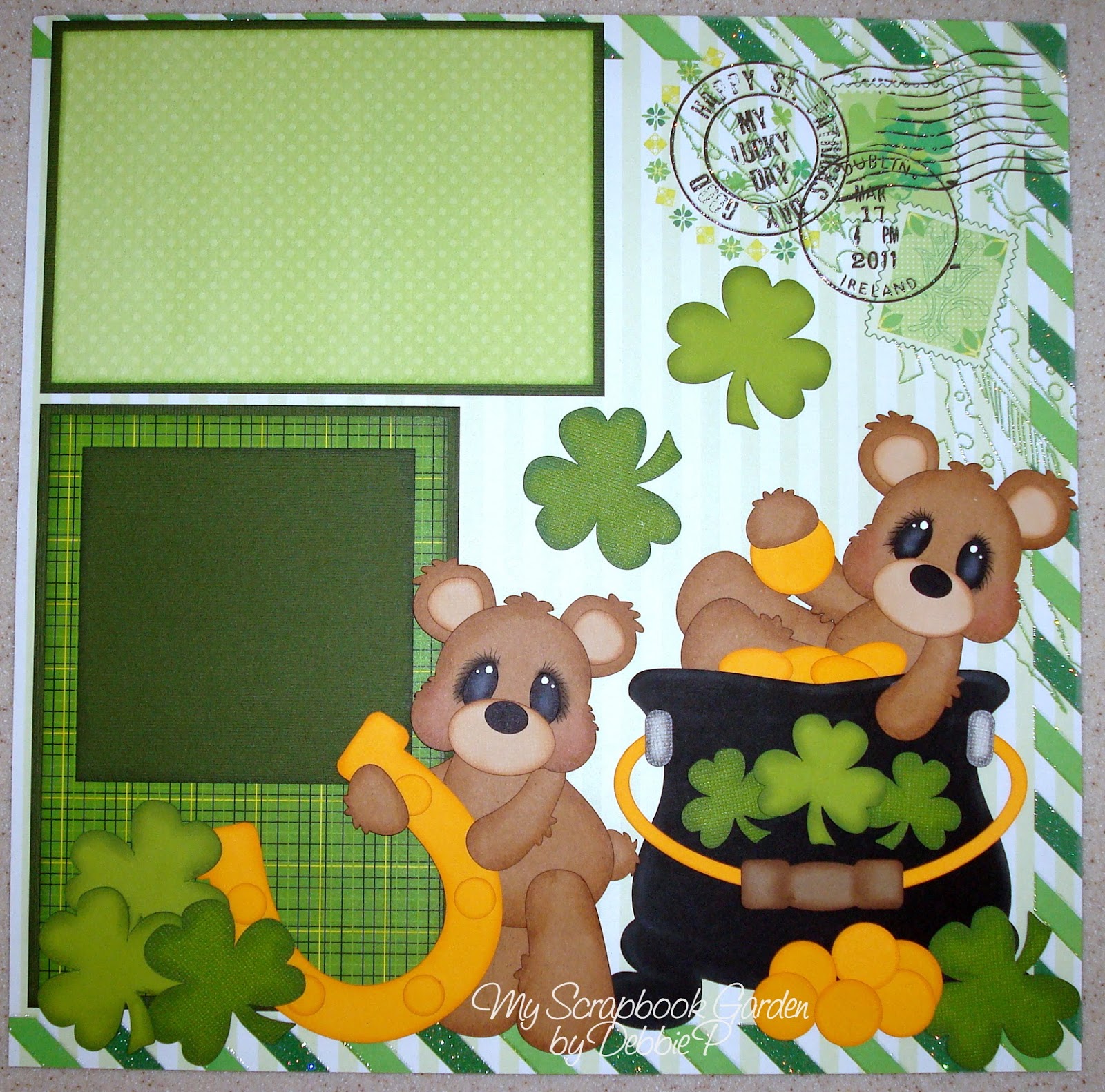 My Scrapbook Garden: St. Patrick's Day Layout