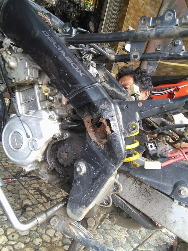 √ Deltabox Vixion Karatan Keropos Bolong dan Cara Mencegahnya | Share Info