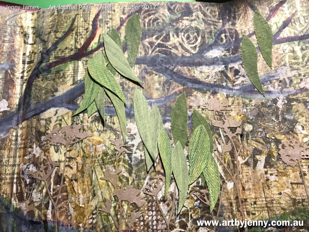 Australian Art Journal Swap : Trees for Louise by Jenny