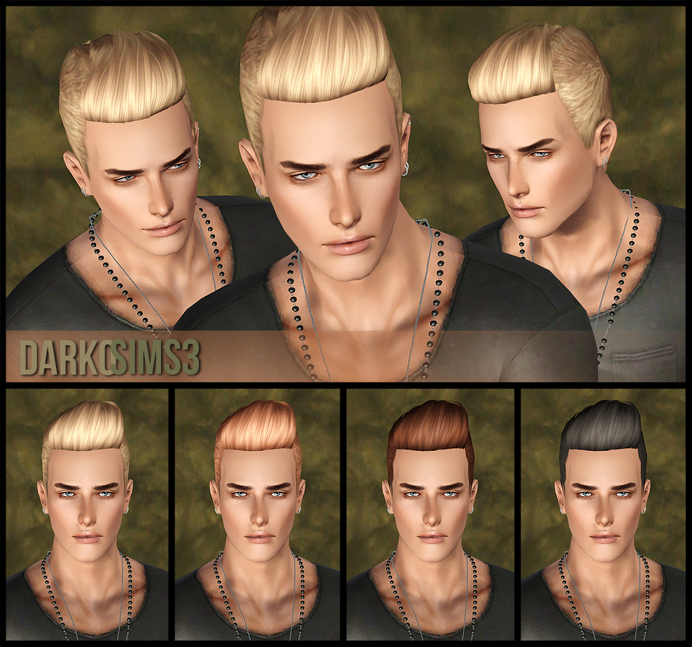 Agustin Elvis Hair - Worlds Sims