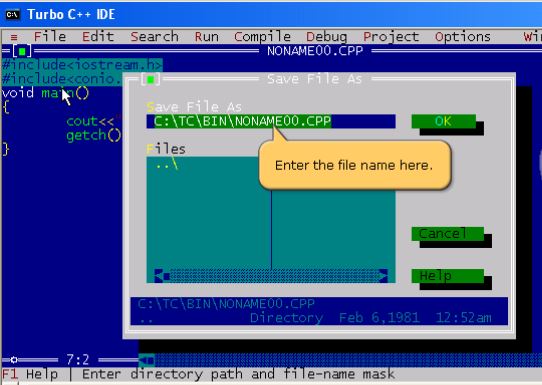 How to use Turbo C/C++