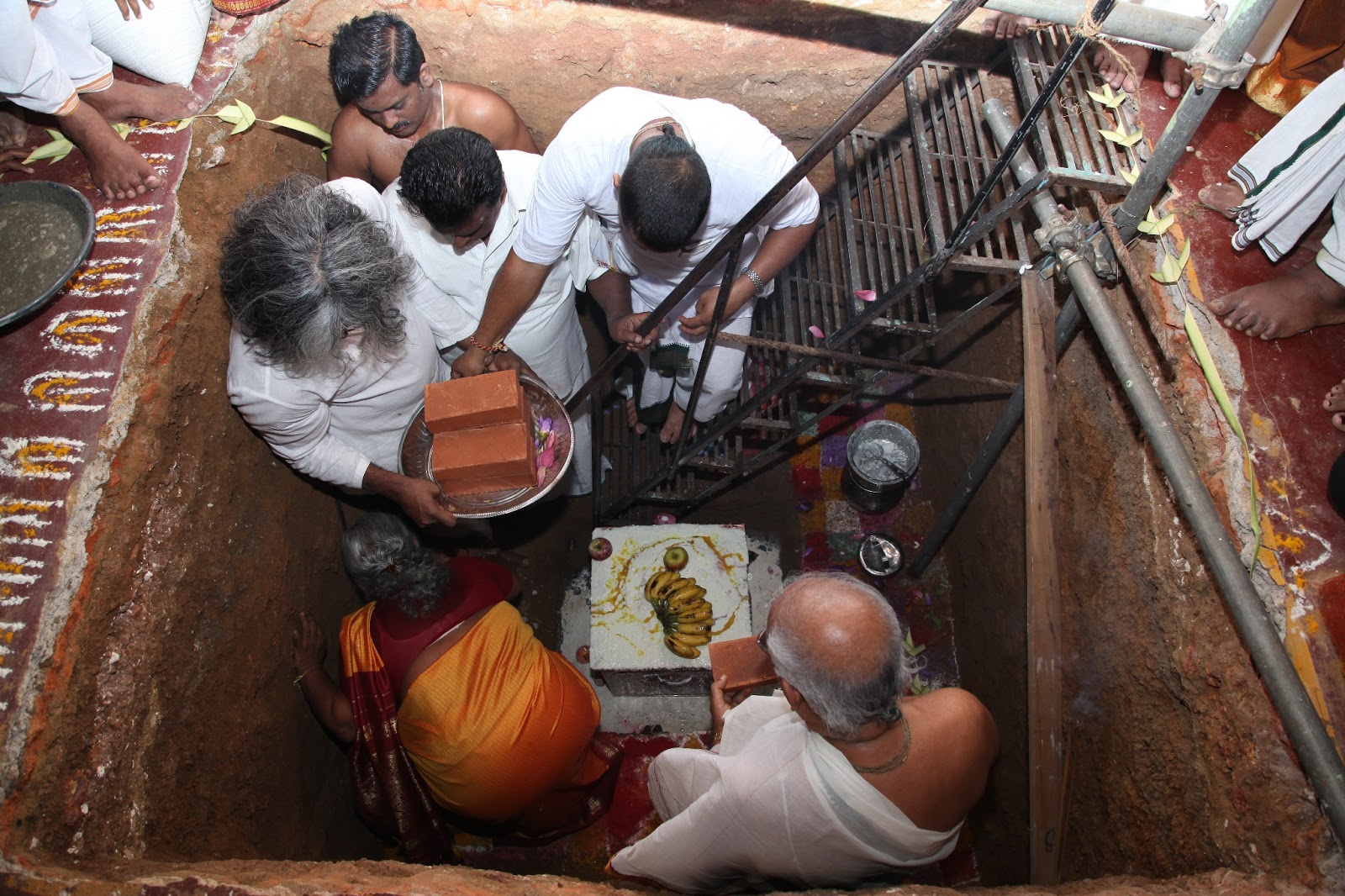 Foundation Stone Laying Ceremony for New Sri Sri Radha Krishna Temple ...