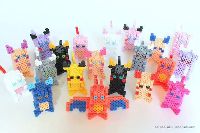 Serving Pink Lemonade: 3D Perler Bead Pikachu