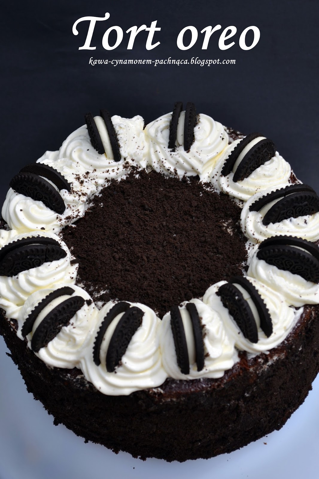 Kawa cynamonem pachnąca: TORT OREO