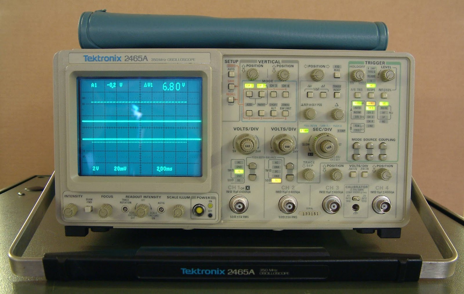 Spud's blog: Tektronix Oscilloscope, Model 2465A - *Updated*