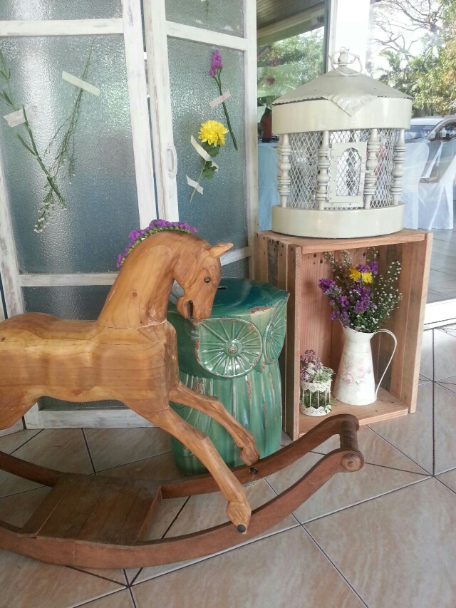 COLLECTION PACKAGE: Rustic rocking horse