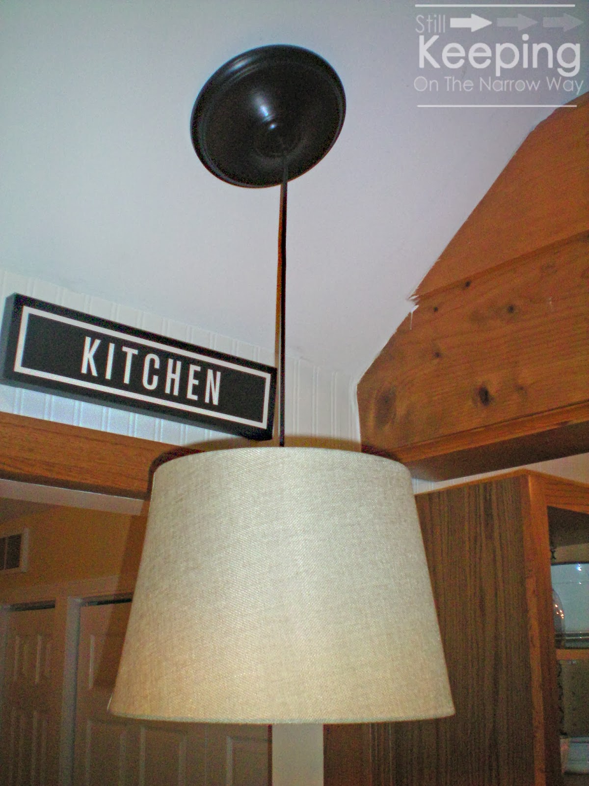 Still Keeping On The Narrow Way: Easy Kitchen Updates, Part 2: Pendant ...