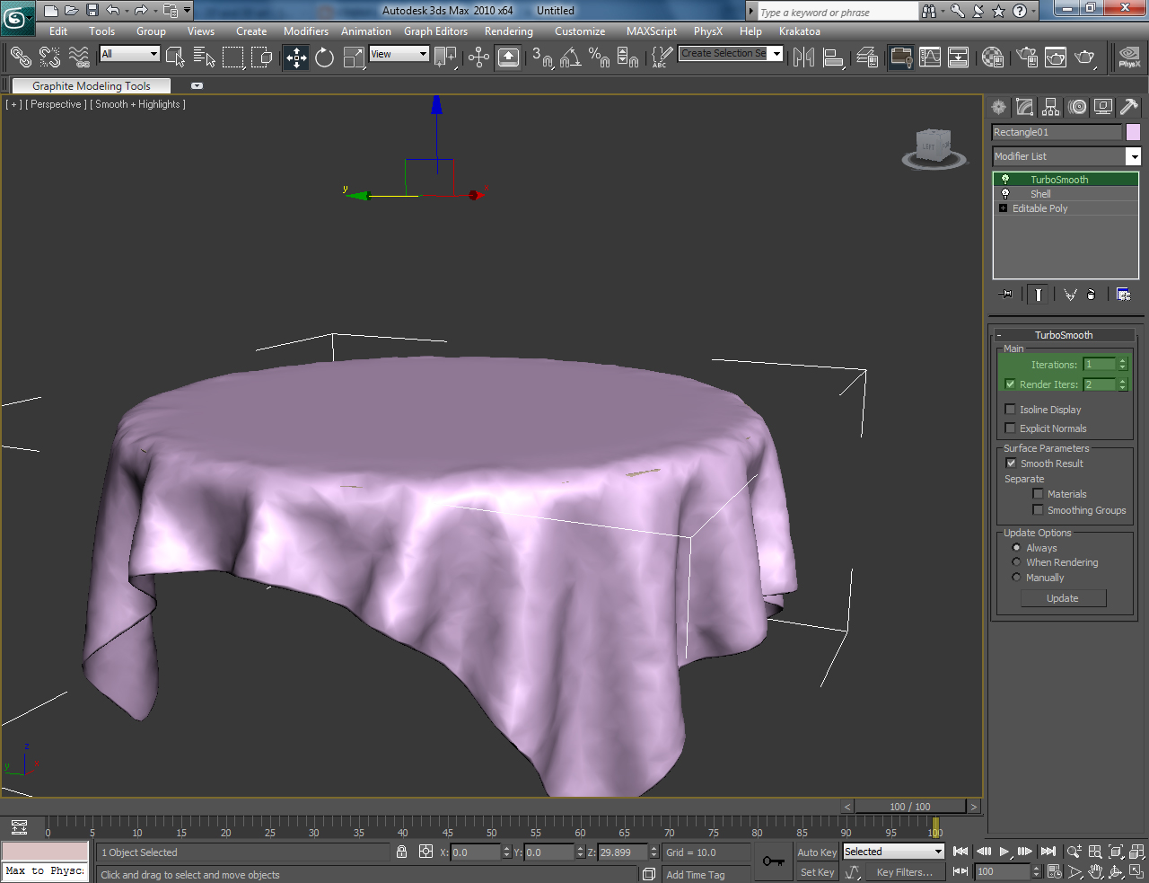 V3N0M's - 2D and 3D art: Simulating Cloth in 3Ds MAX