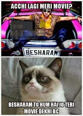BESHARAM BOLLYWOOD RANBIR KAPOOR MOVIE FUNNY PICTURES | FUNNY INDIAN ...