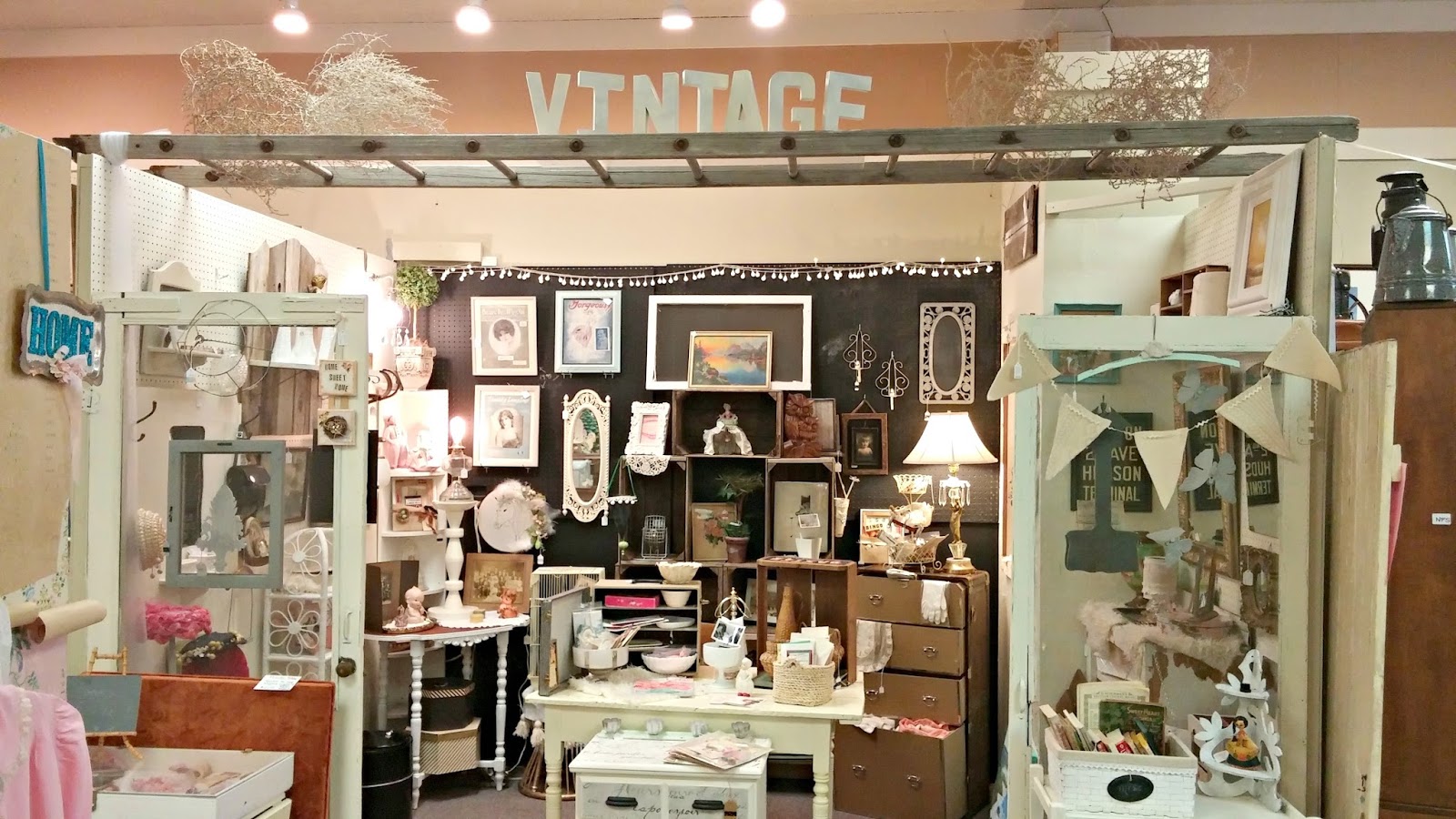 Antique Mall Booth Refresh - Little Vintage Cottage