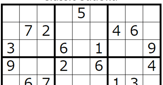 Classic Sudoku Puzzles (Fun With Sudoku #297, #298)